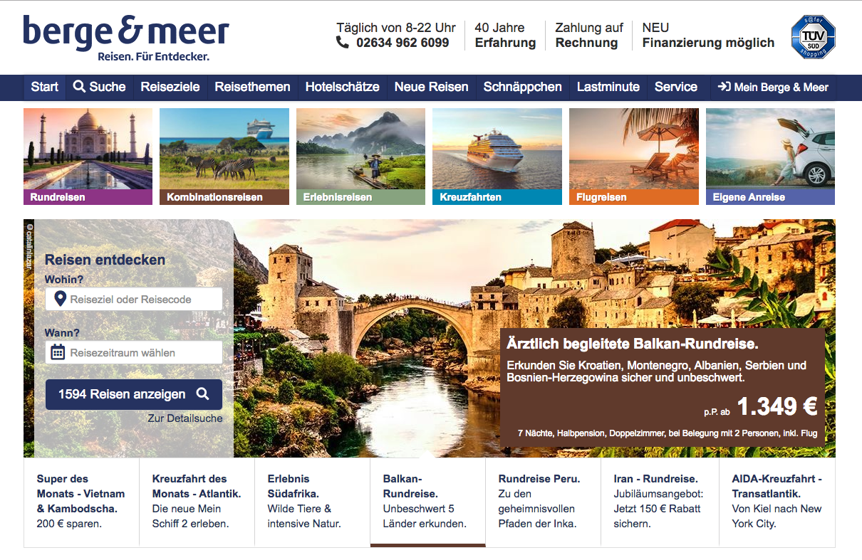 Berge Und Meer Reisewarnung