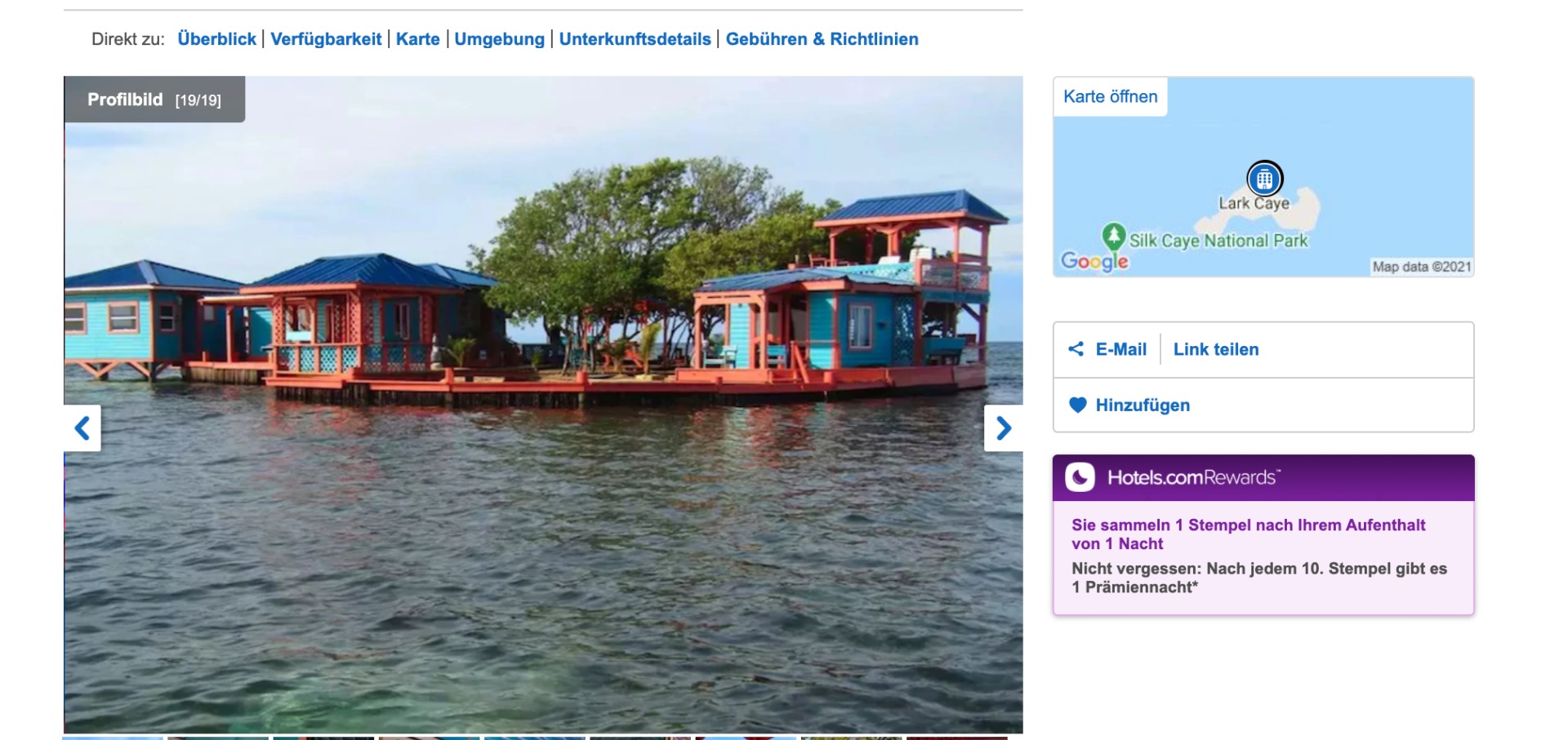 Bird Island in Belize - eine eigene Insel auf in der Karibik mieten