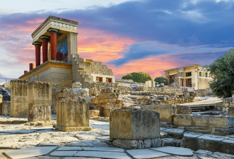 Antiker Ort Auf Kreta