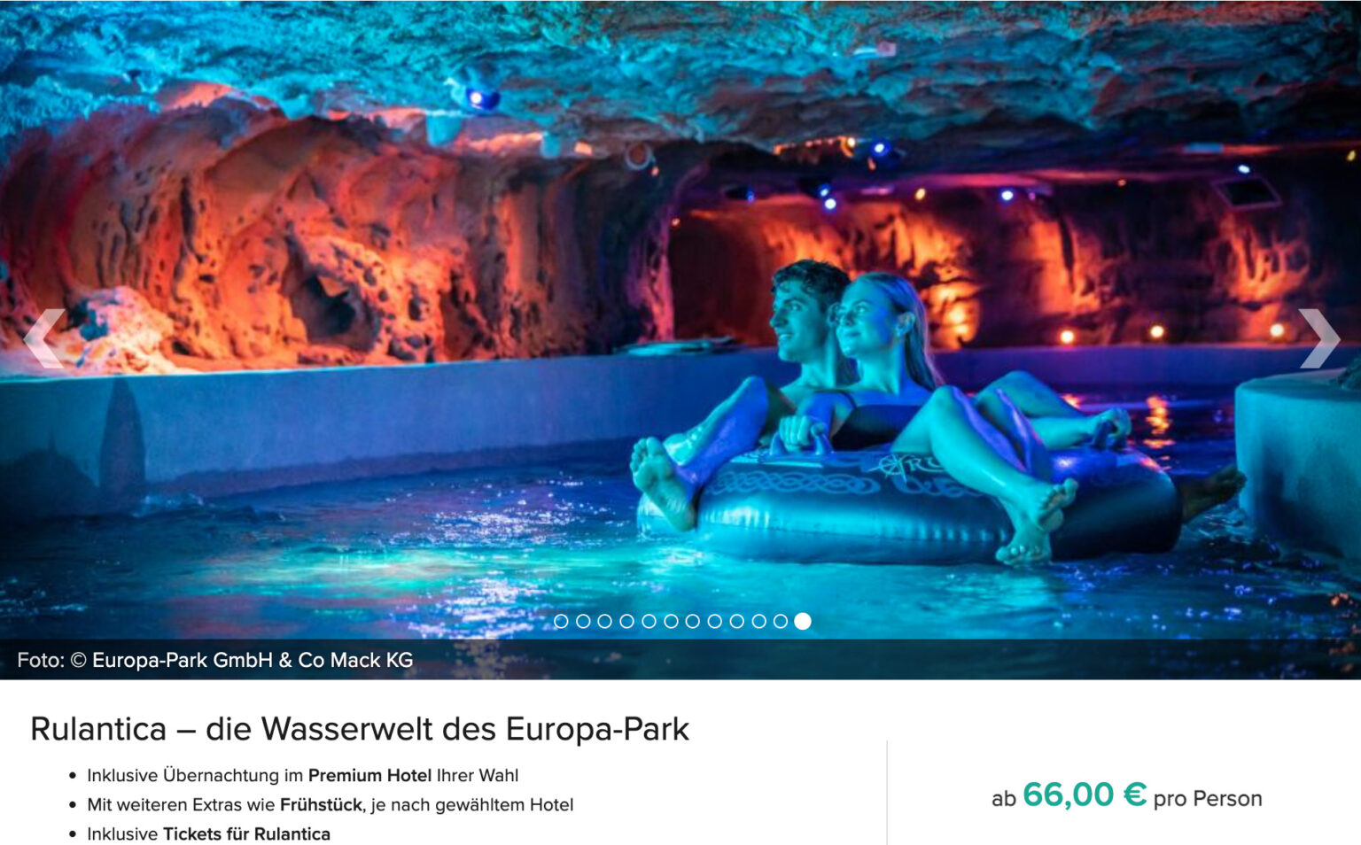 Europa Park Deal - Hotel, Frühstück, Tagesticket ab 92€ p.P.