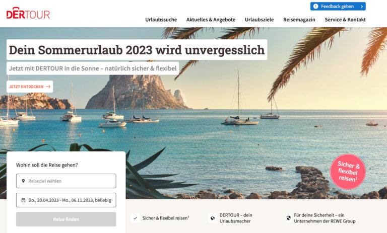 DERTOUR - Angebote, Erfahrungen & Informationen (2025)