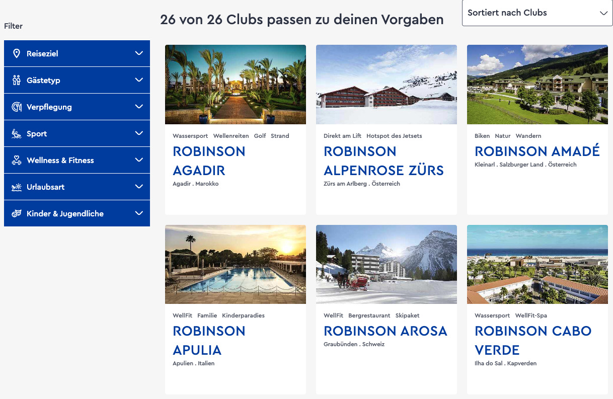 Robinson Club - Angebote, Informationen und Erfahrungen - 2025