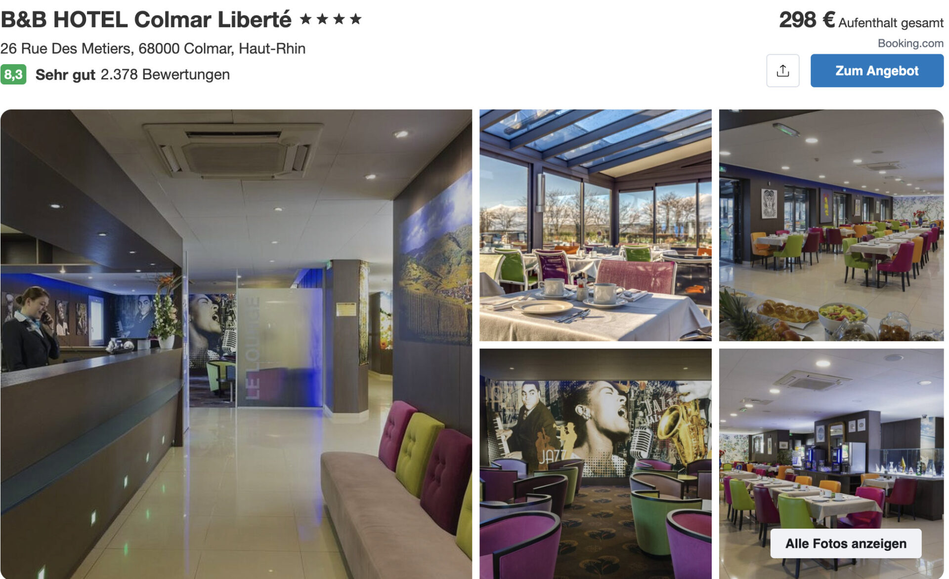 Kurztrip ins Elsass: 3 Tage im 4* Hotel in Colmar ab 149€ p.P.